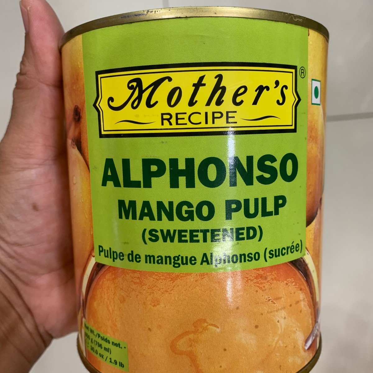 Reseñas de Alphonso Mango Pulp (Sweetened) por Mother's Recipe | abillion