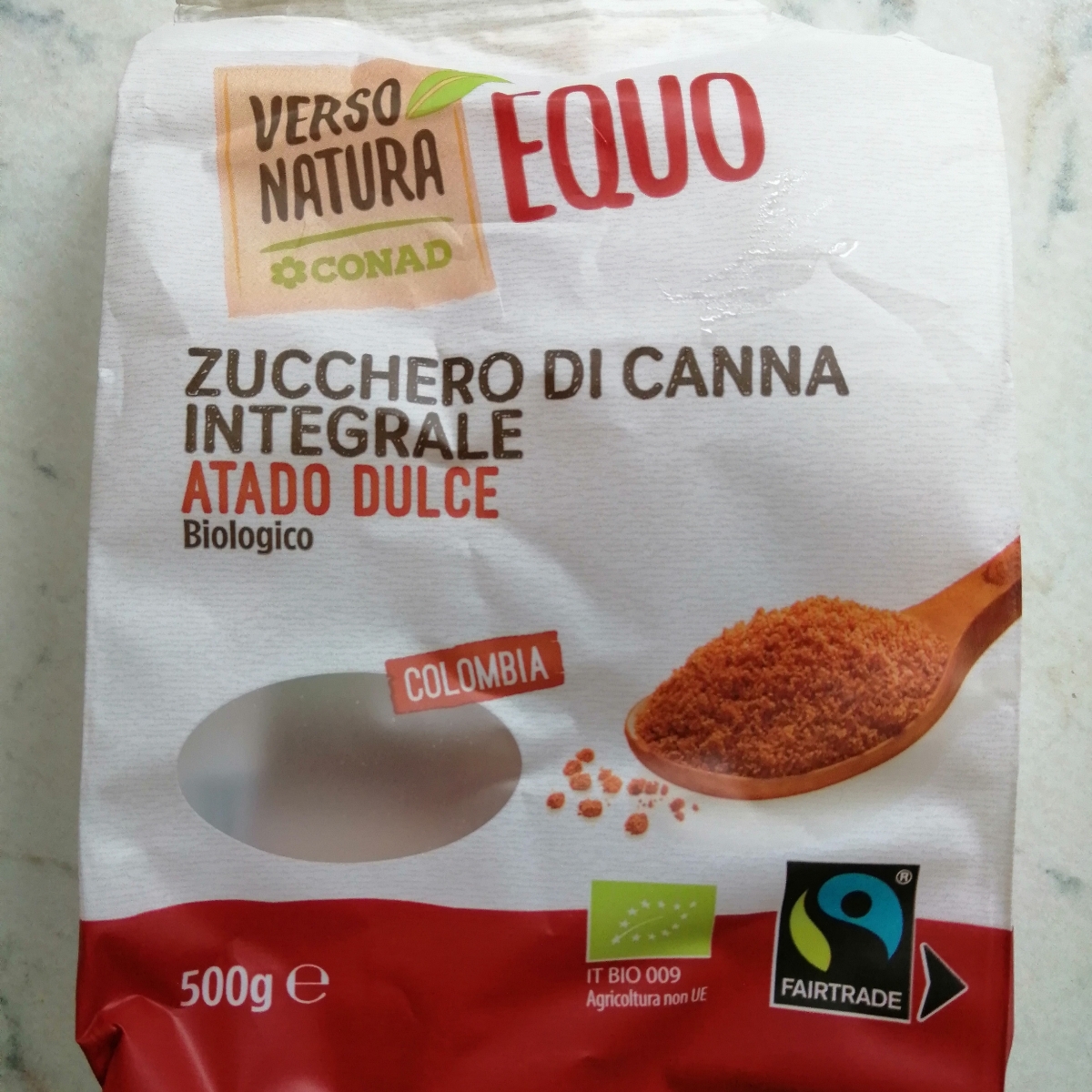 Zucchero Di Canna Integrale from Verso Natura Conad Veg - Vegan Product Reviews & Ratings | abillion