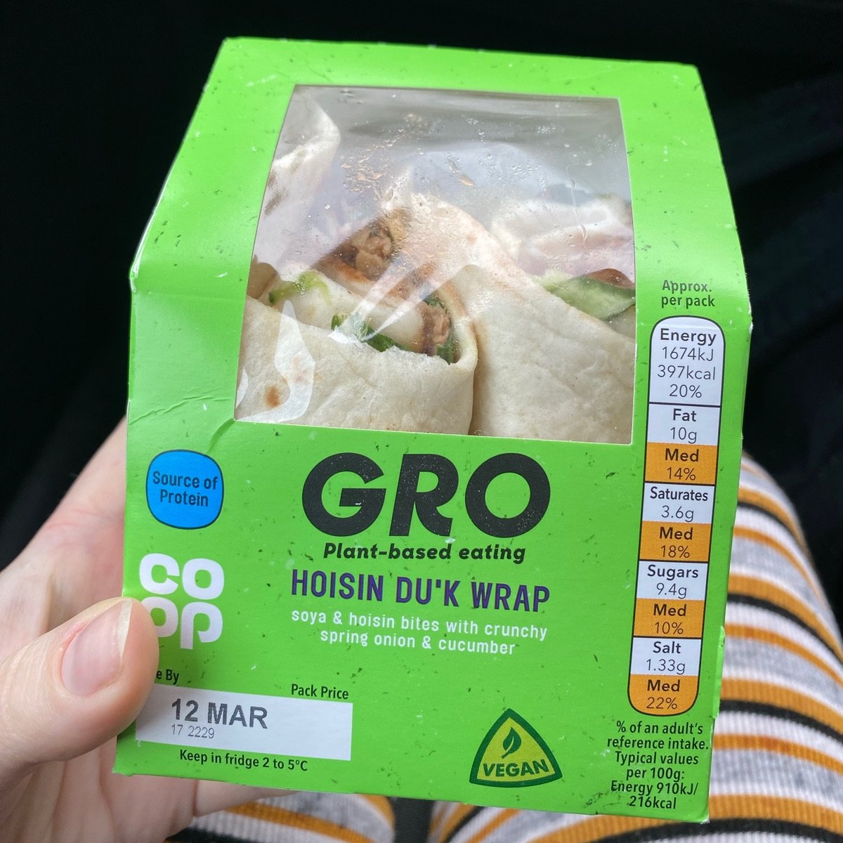 Hoisin Du'k Wrap from GRO - Vegan Product Reviews & Ratings | abillion