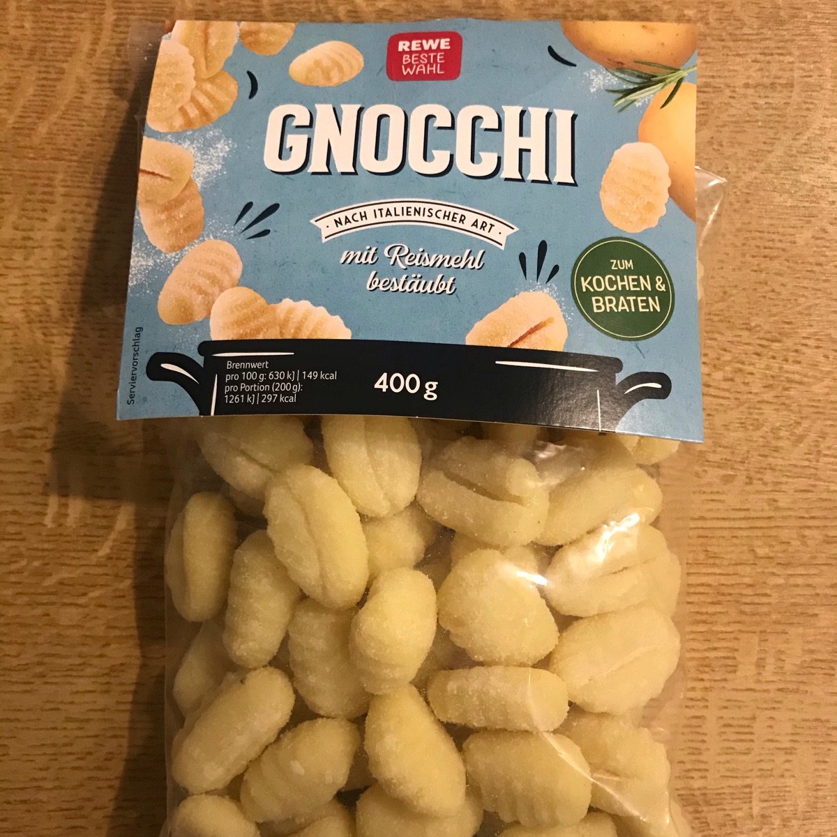 gnocchi from REWE Beste Wahl - Vegan Product Reviews & Ratings | abillion