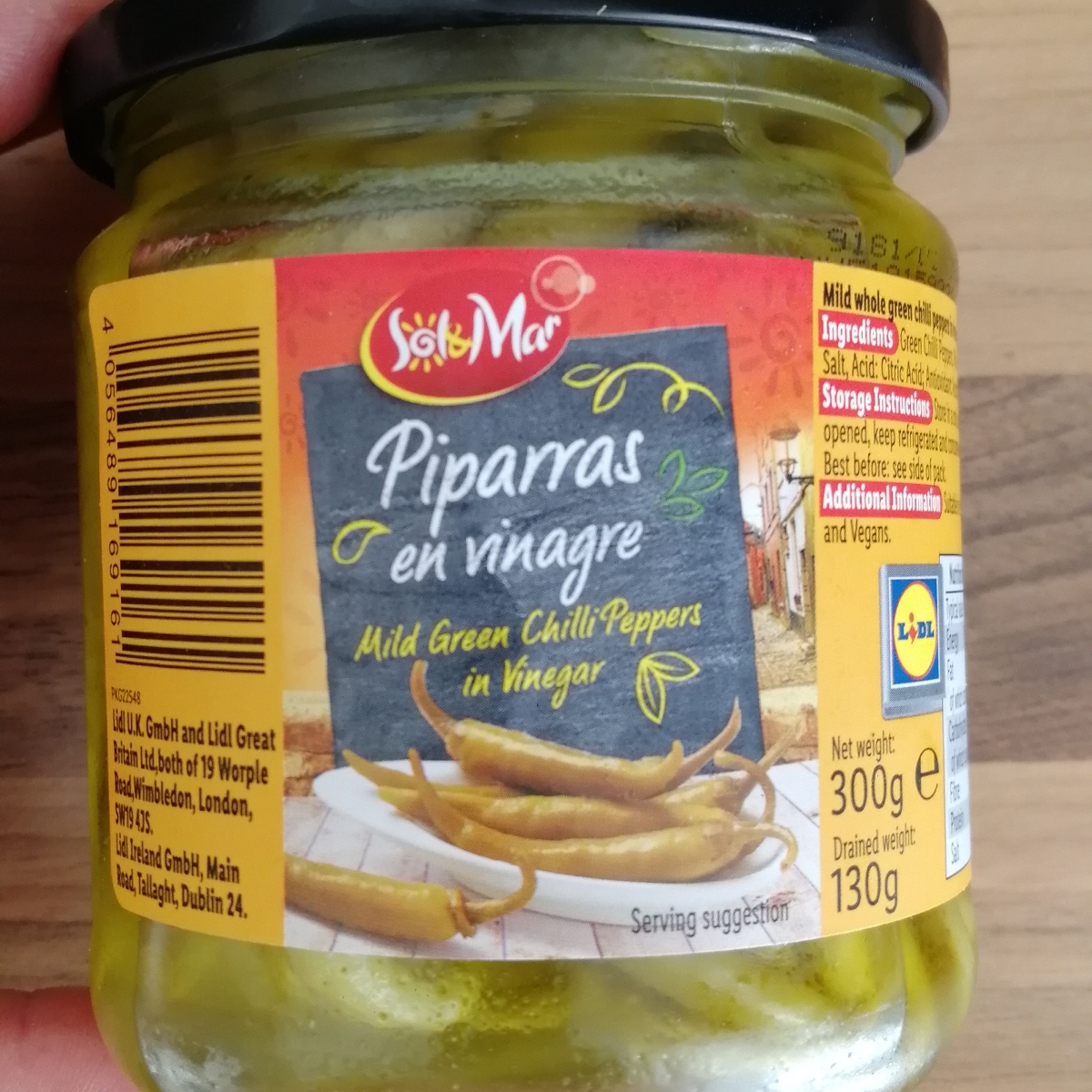 Basque Piparras en Vinagre from Sol & Mar - Vegan Product Reviews ...