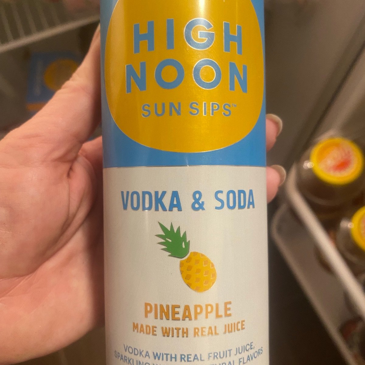 High Noon Pineapple Vodka and Soda Reviews | abillion