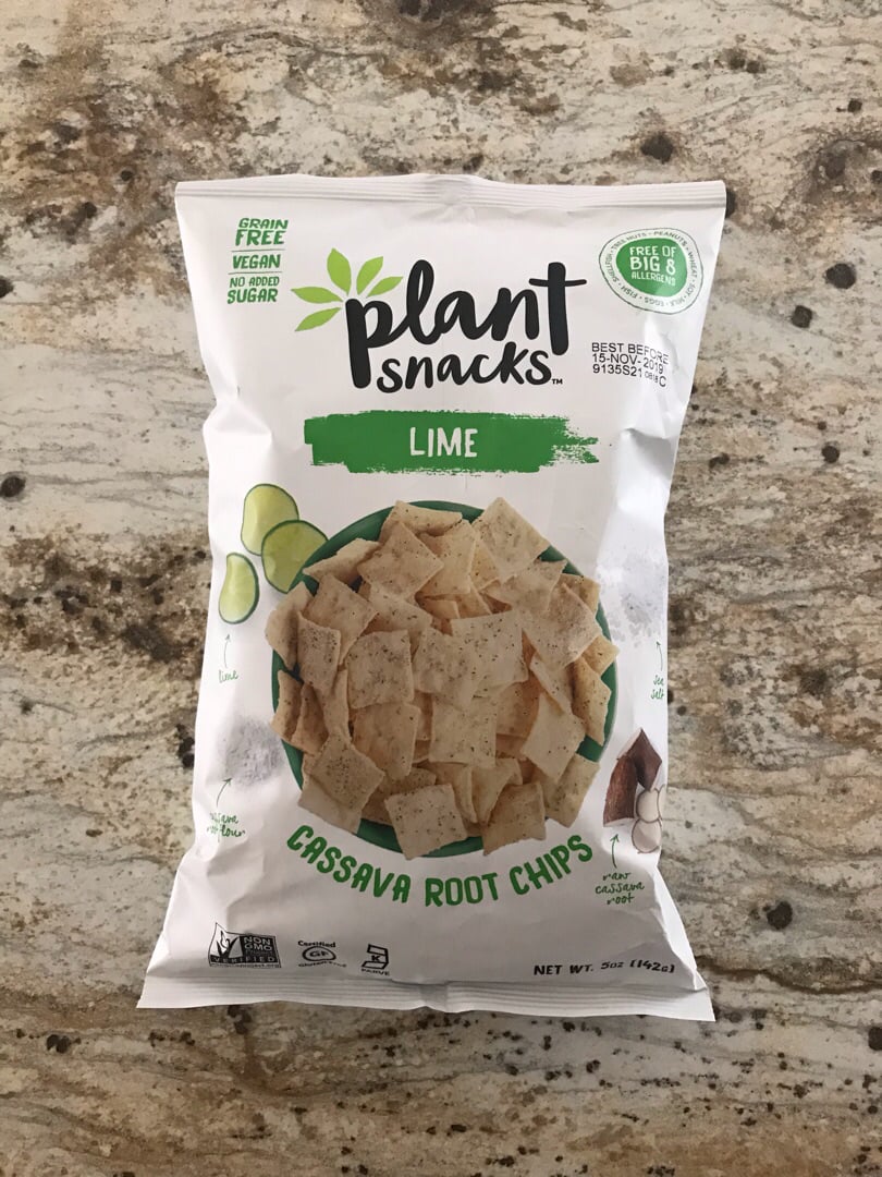 Lime Cassava Root Chips from Plant Snacks - Vegan Product Reviews ...