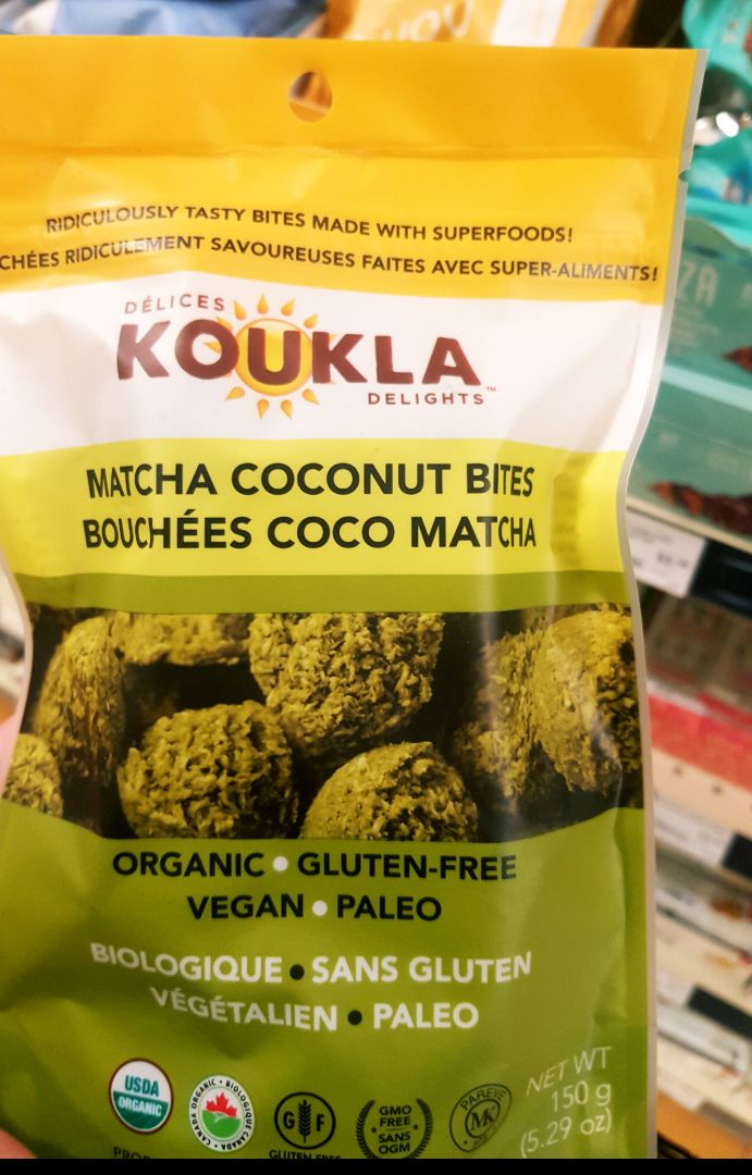Koukla Delights Matcha Coconut Bites Reviews | abillion