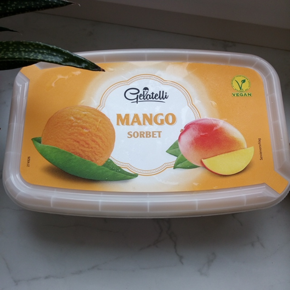 Mango Sorbet from Gelatelli - Vegan Product Reviews & Ratings | abillion