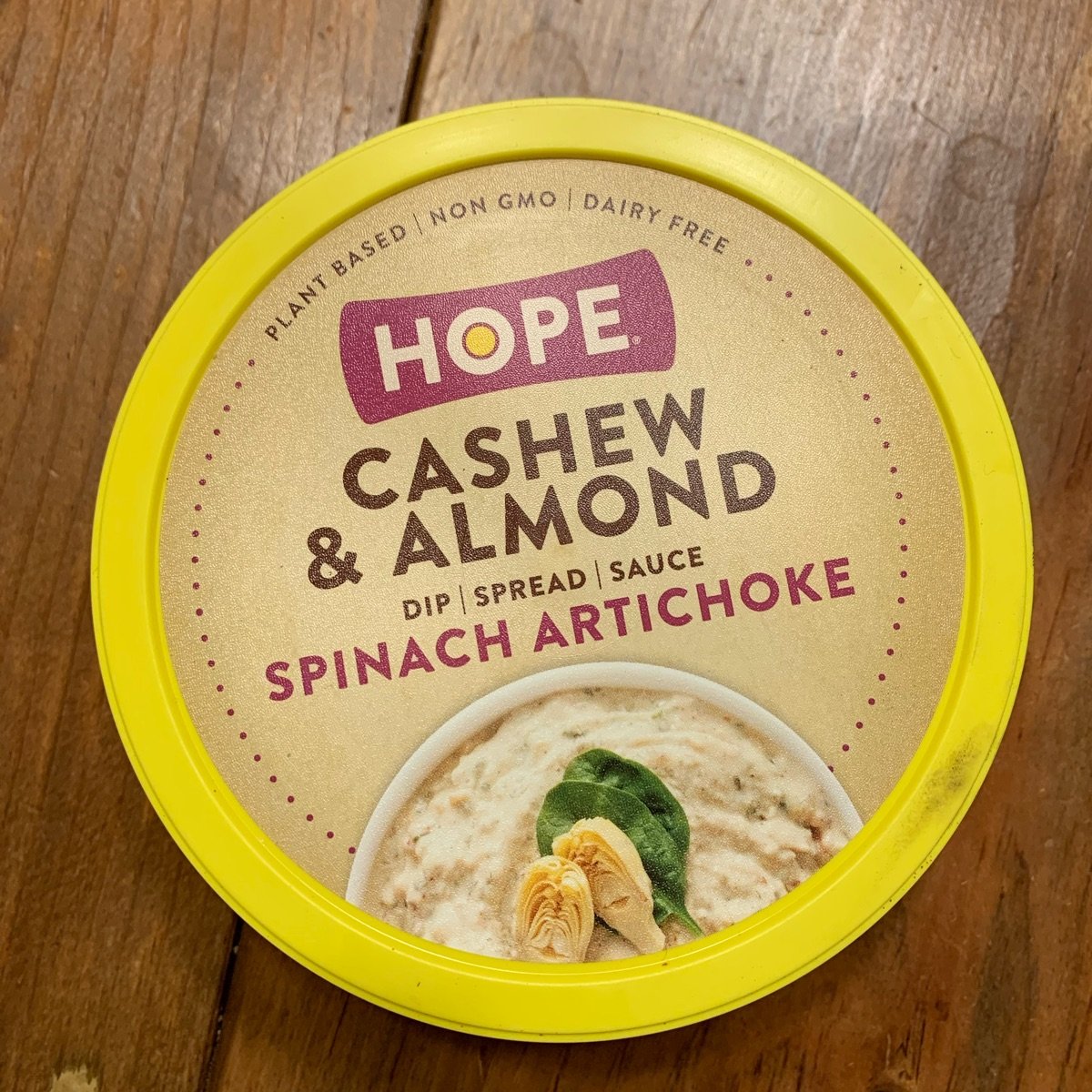 Spinach artichoke cashew & almond dip from HOPE Foods - Vegan Product ...