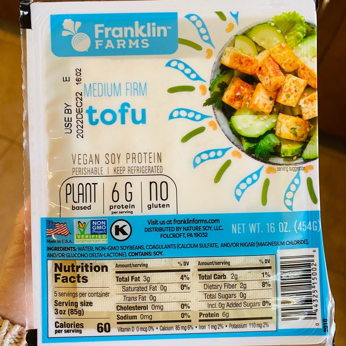 Medium Tofu from Franklin Farms - Vegan Product Reviews & Ratings ...