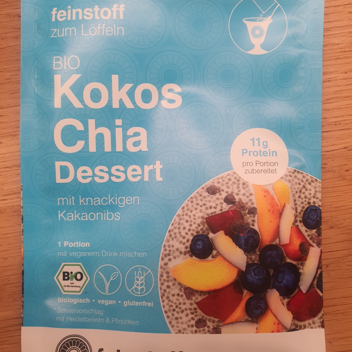 Bio Kokos Chia Dessert from Feinstoff - Vegan Product Reviews & Ratings ...