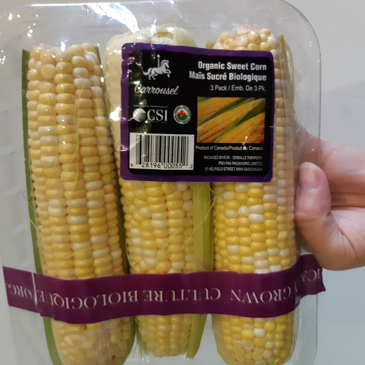 Organic Corn from Carrousel - Vegan Product Reviews & Ratings | abillion