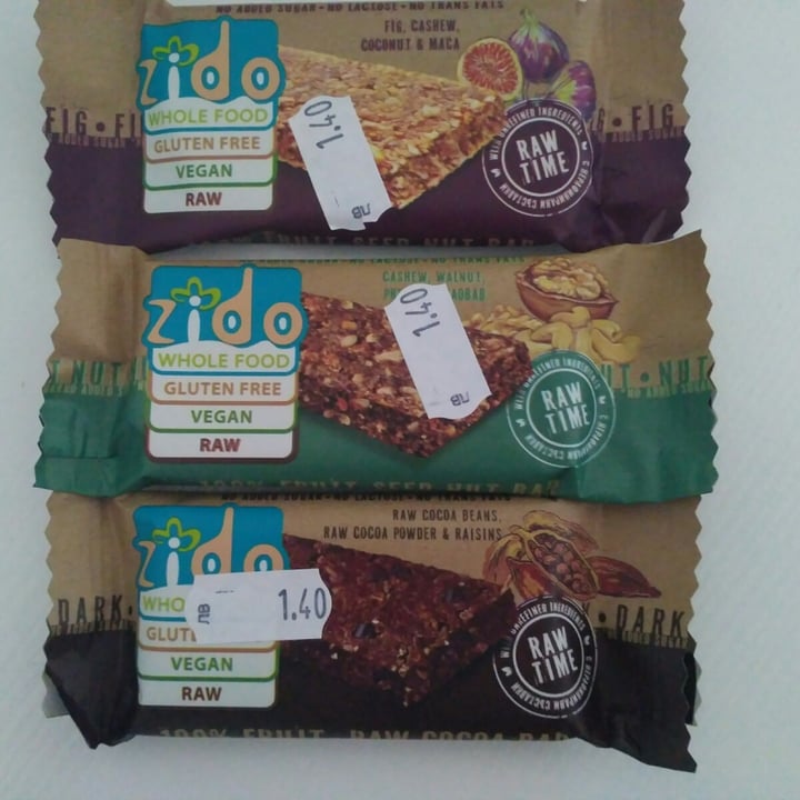 Zido Whole Food Raw bars Review | abillion