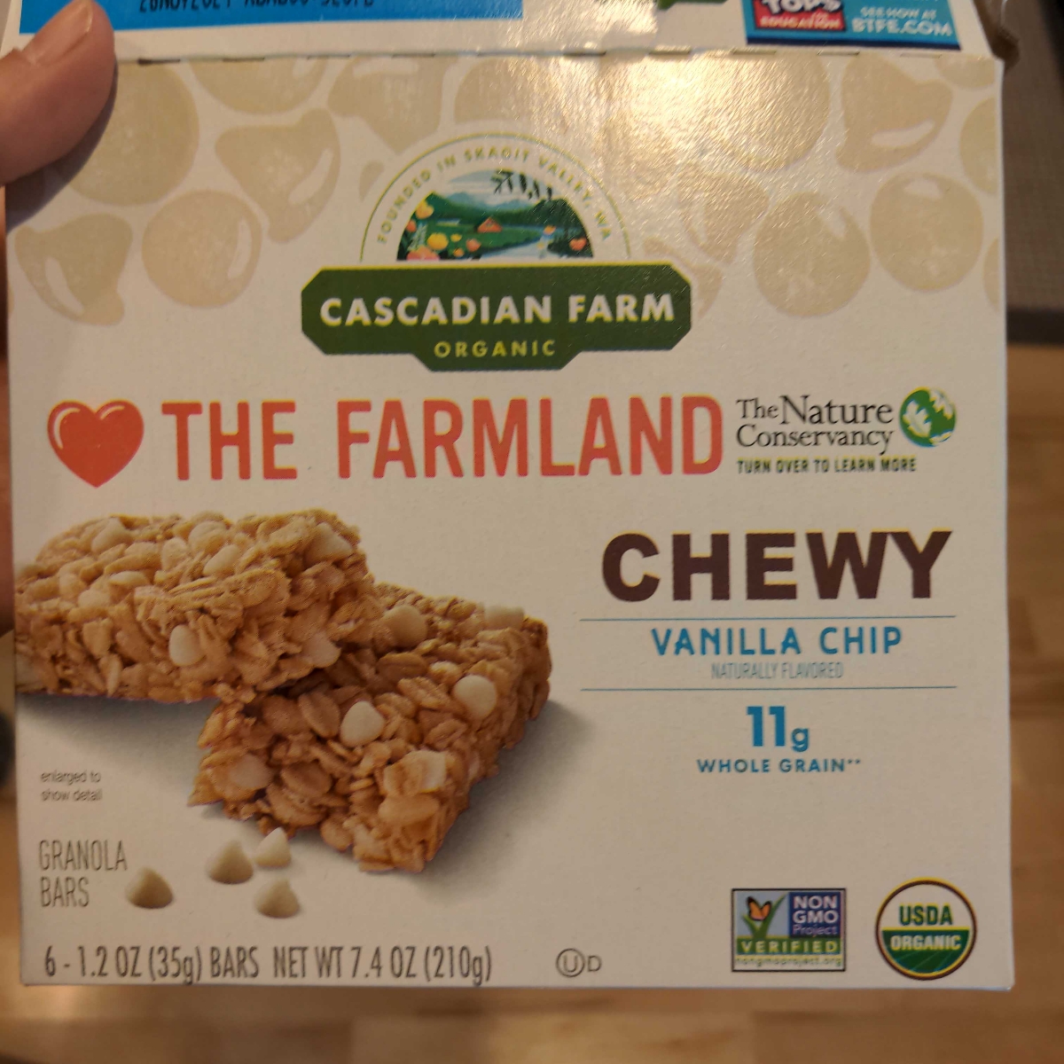 The Farmland Chewy Vanilla Chip from Cascadian Farm - Vegan Product ...