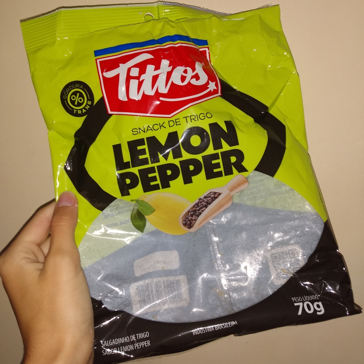 Snack De Trigo Lemon Pepper from Tittos - Vegan Product Reviews ...