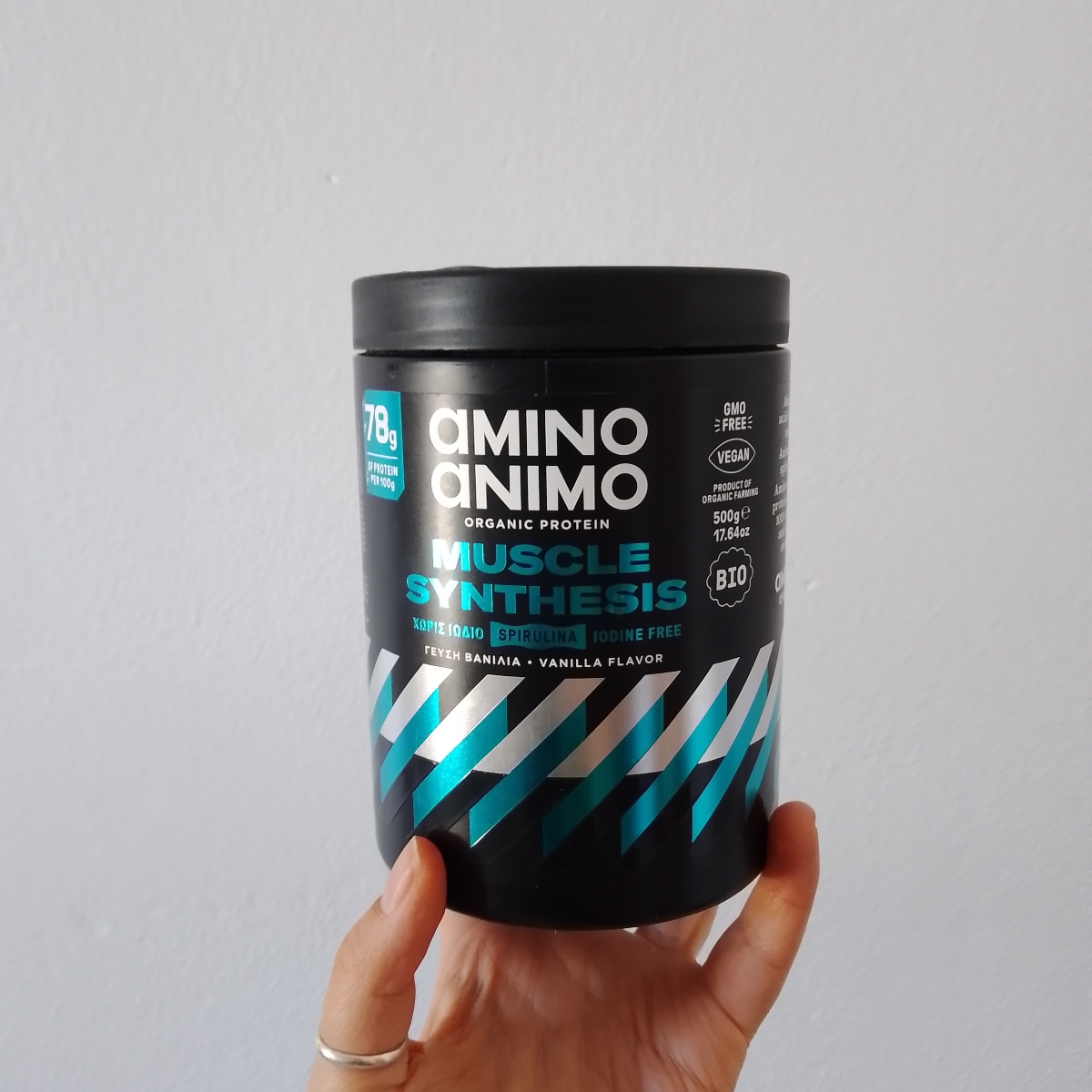 Muscle Synthesis Spirulina from amino animo - Vegan Product Reviews ...