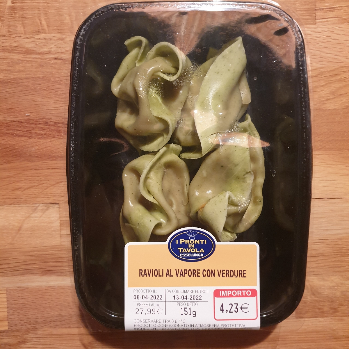 Ravioli al vapore di verdue from Esselunga - Vegan Product Reviews ...