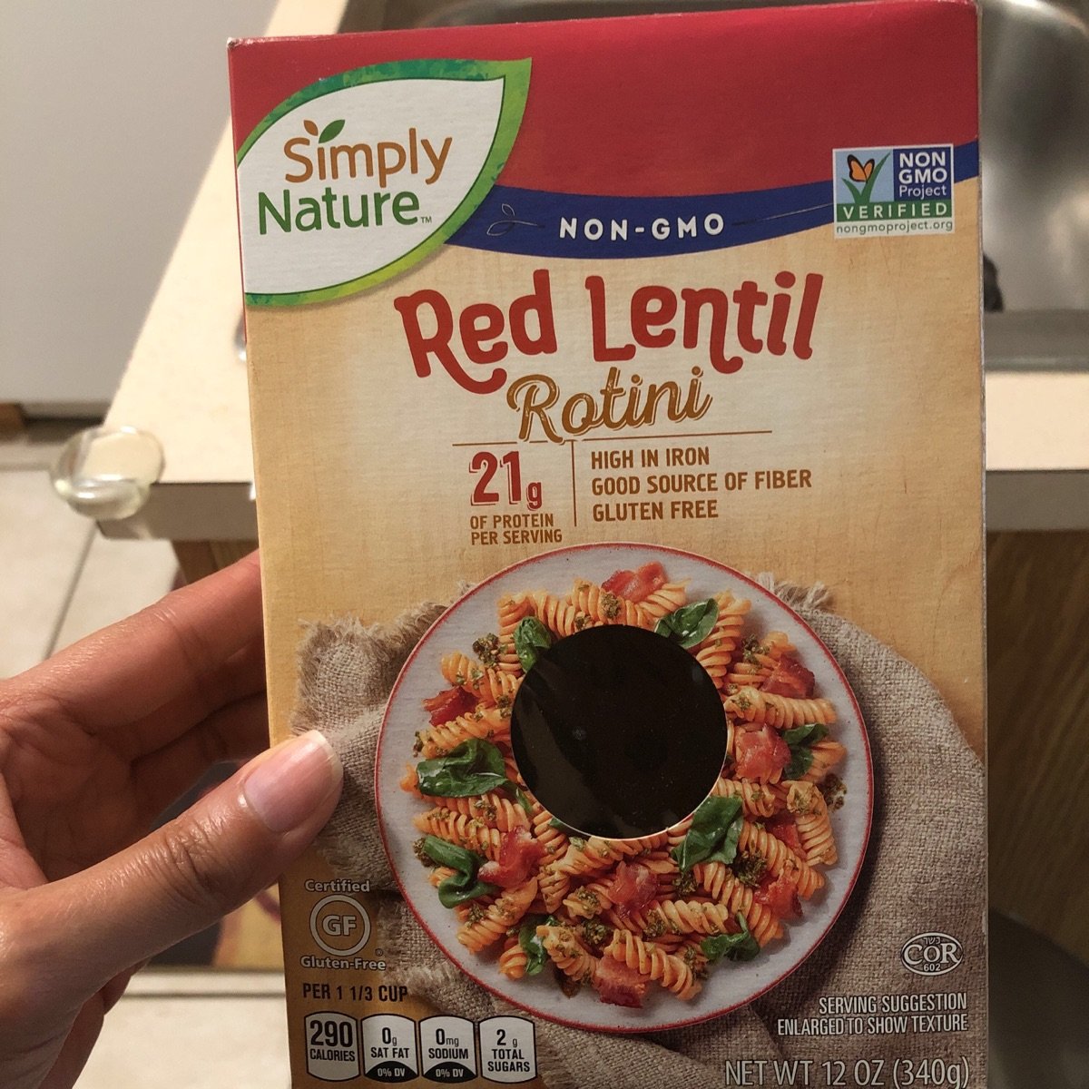Red lentil rotini from Simply Nature - Vegan Product Reviews & Ratings ...