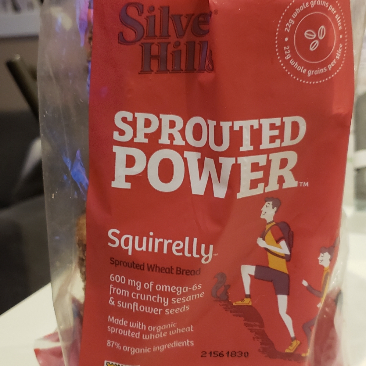 Sprouted Power Squirrelly, Sprouted Wheat Bread from Silver Hills ...