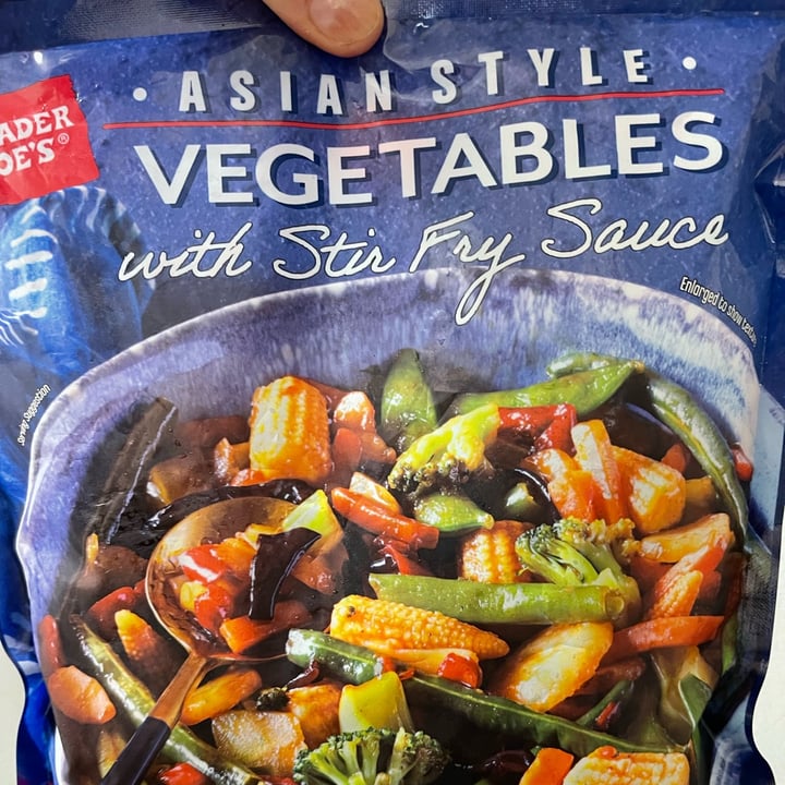 Trader Joe's Asian Style Vegetables with Stir Fry Sauce Review | abillion