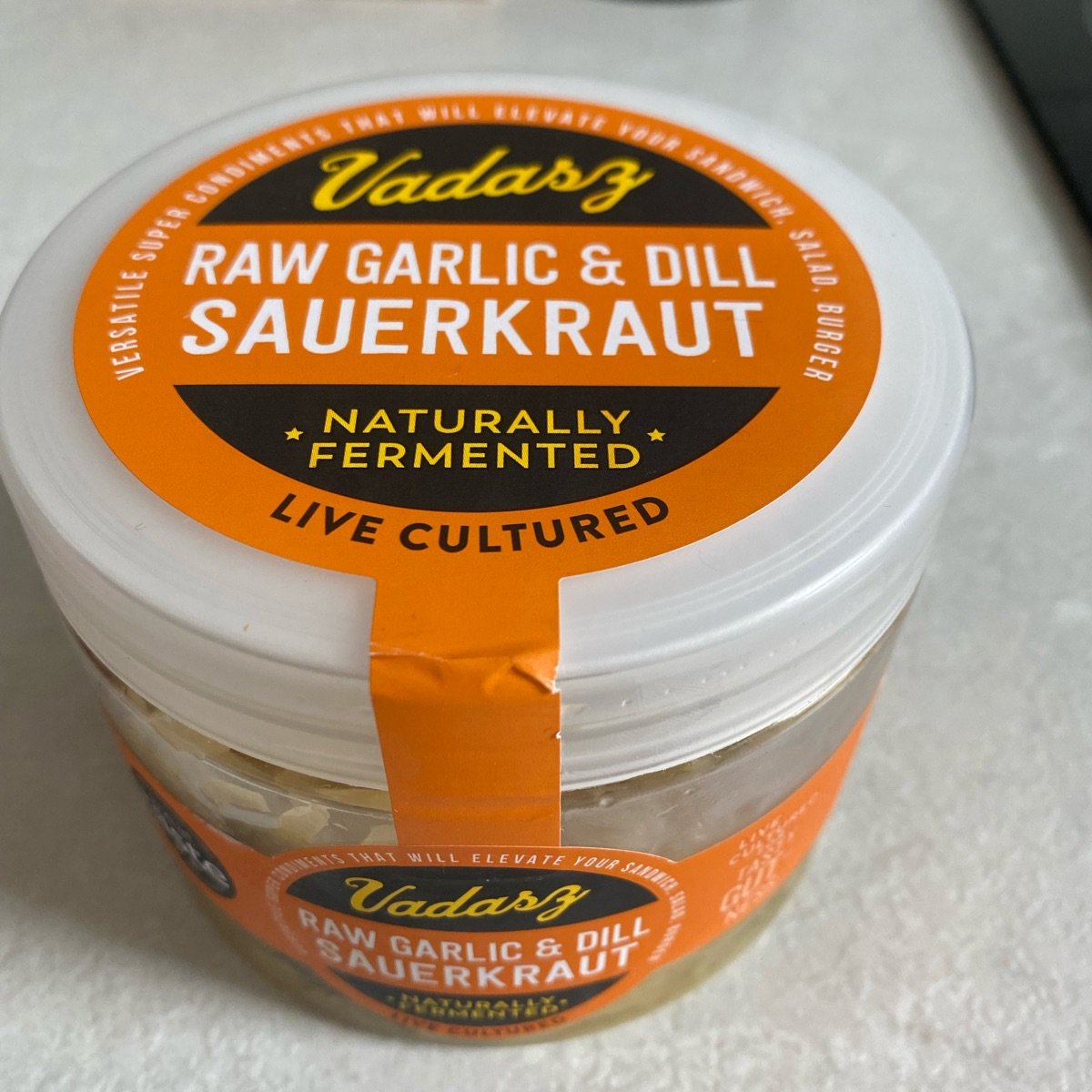 Raw Garlic And Dill Sauerkraut from Vadasz - Vegan Product Reviews ...