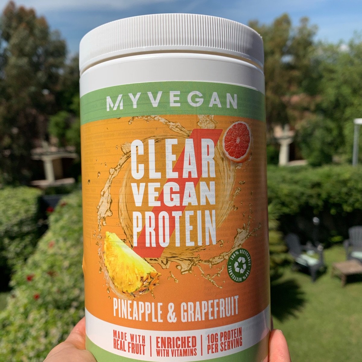 Clear Vegan Protein Pineapple & Grapefruit from MyProtein - Vegan ...