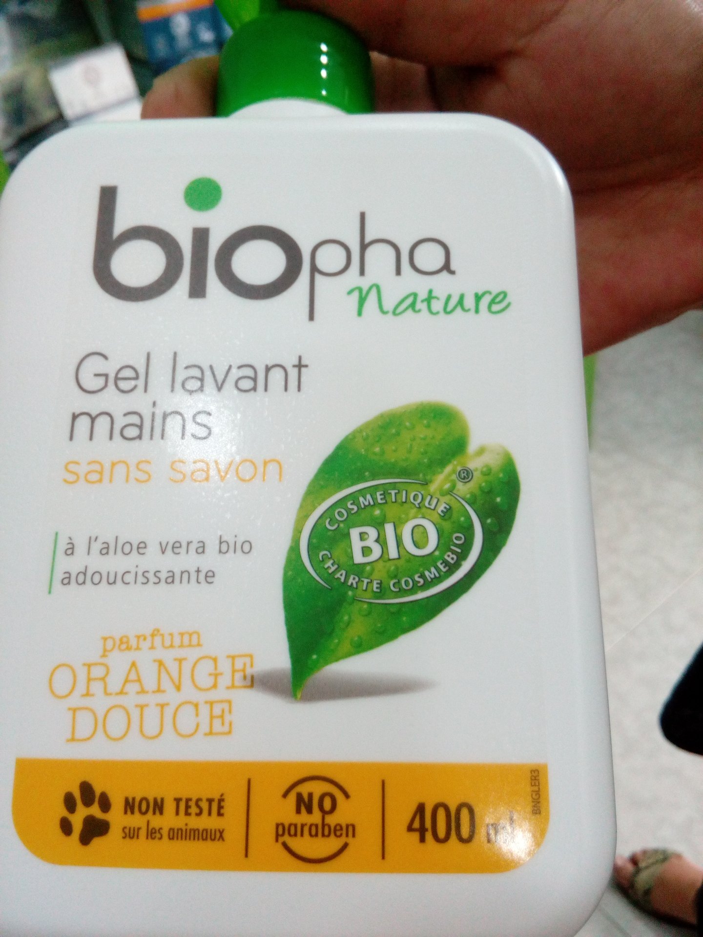 Gel lavant mains sans savon from Biopha Nature - Vegan Product Reviews ...