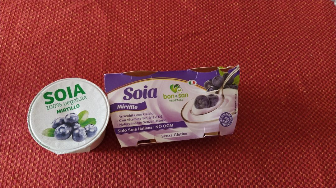 Bon & San Yogurt Di Soia Al Mirtillo from Bonsan - Vegan Product ...