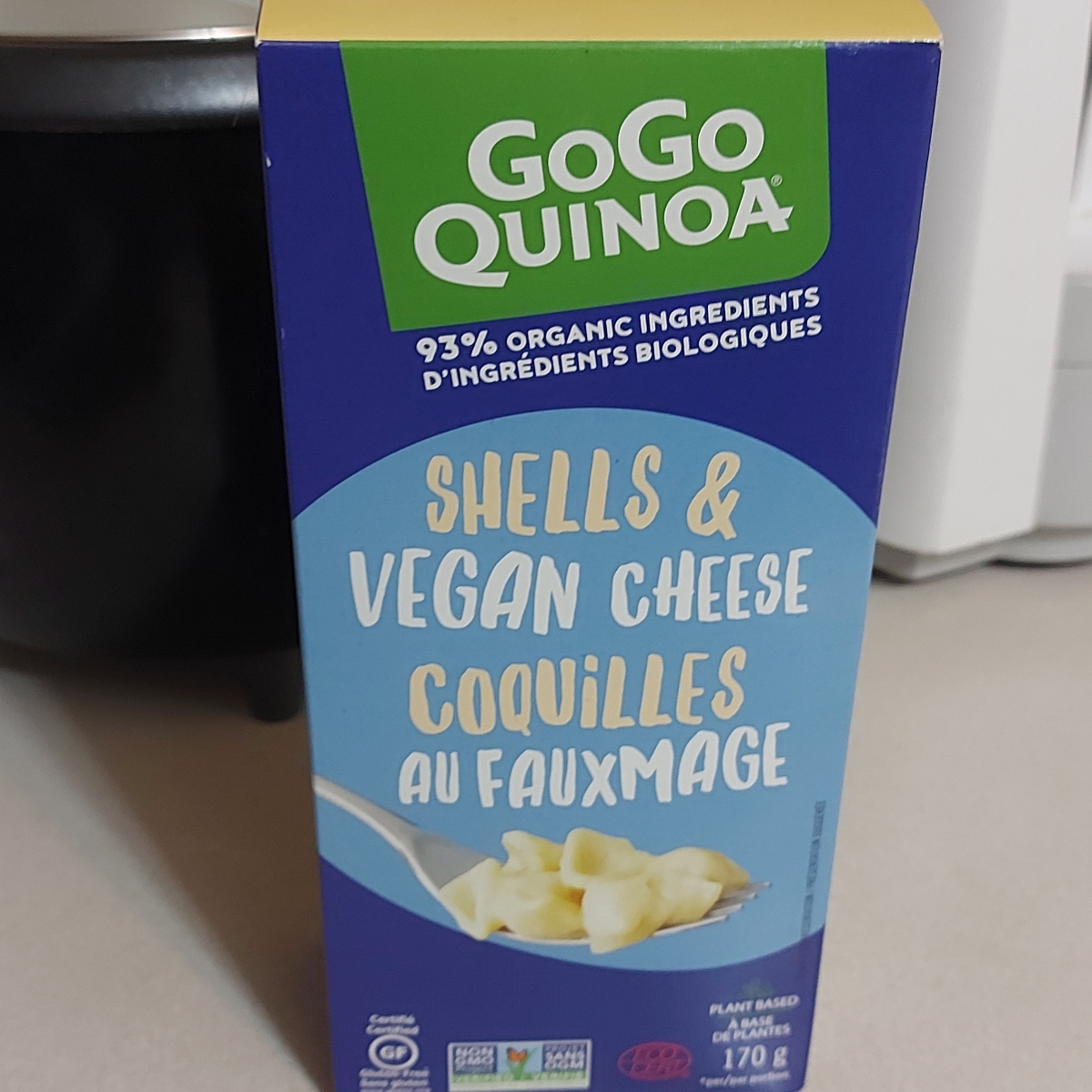 Shells & Vegan cheese from GoGo Quinoa - Vegan Product Reviews ...