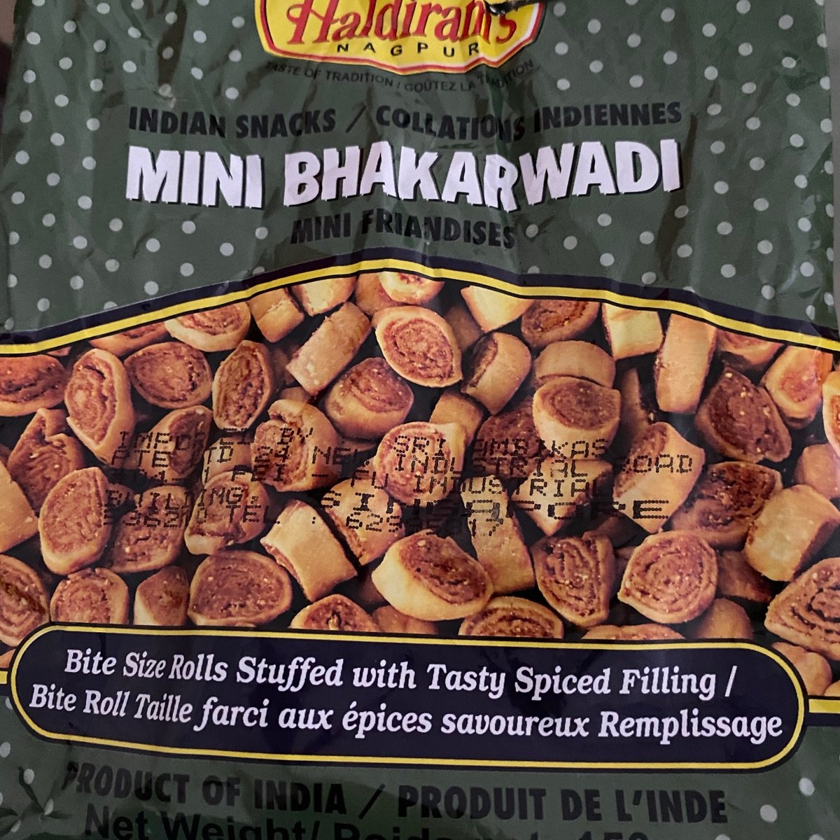 Mini Bhakarwadi from Haldiram’s - Vegan Product Reviews & Ratings ...
