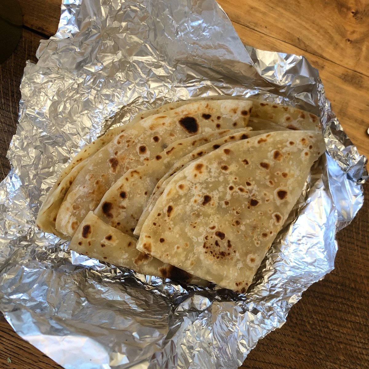 Roti at Prashad Café (Kloof Street), Cape Town - Vegan Dish Reviews ...