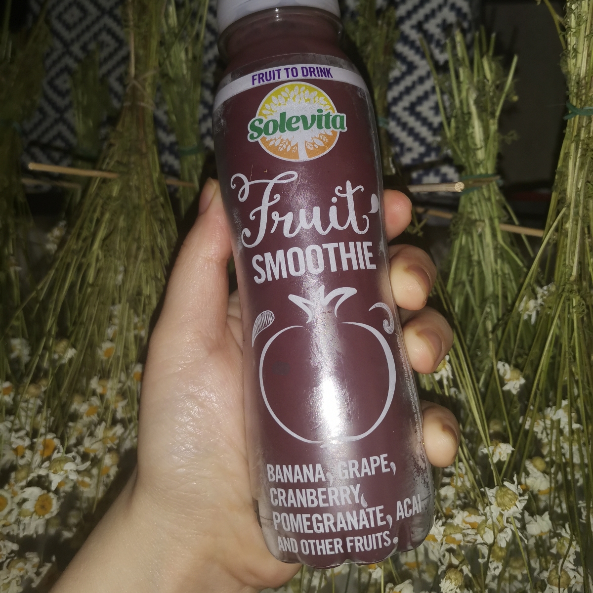Fruit smoothie Banana, grape, cranberry from Solevita - Vegan Product ...