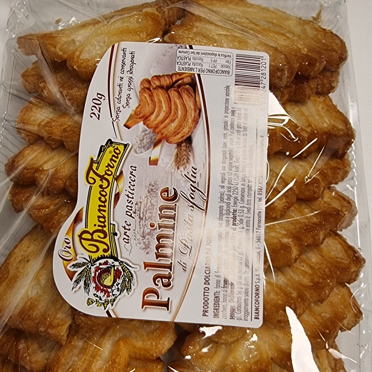 Palmine Di Pasta Sfoglia from BiancoForno - Vegan Product Reviews ...