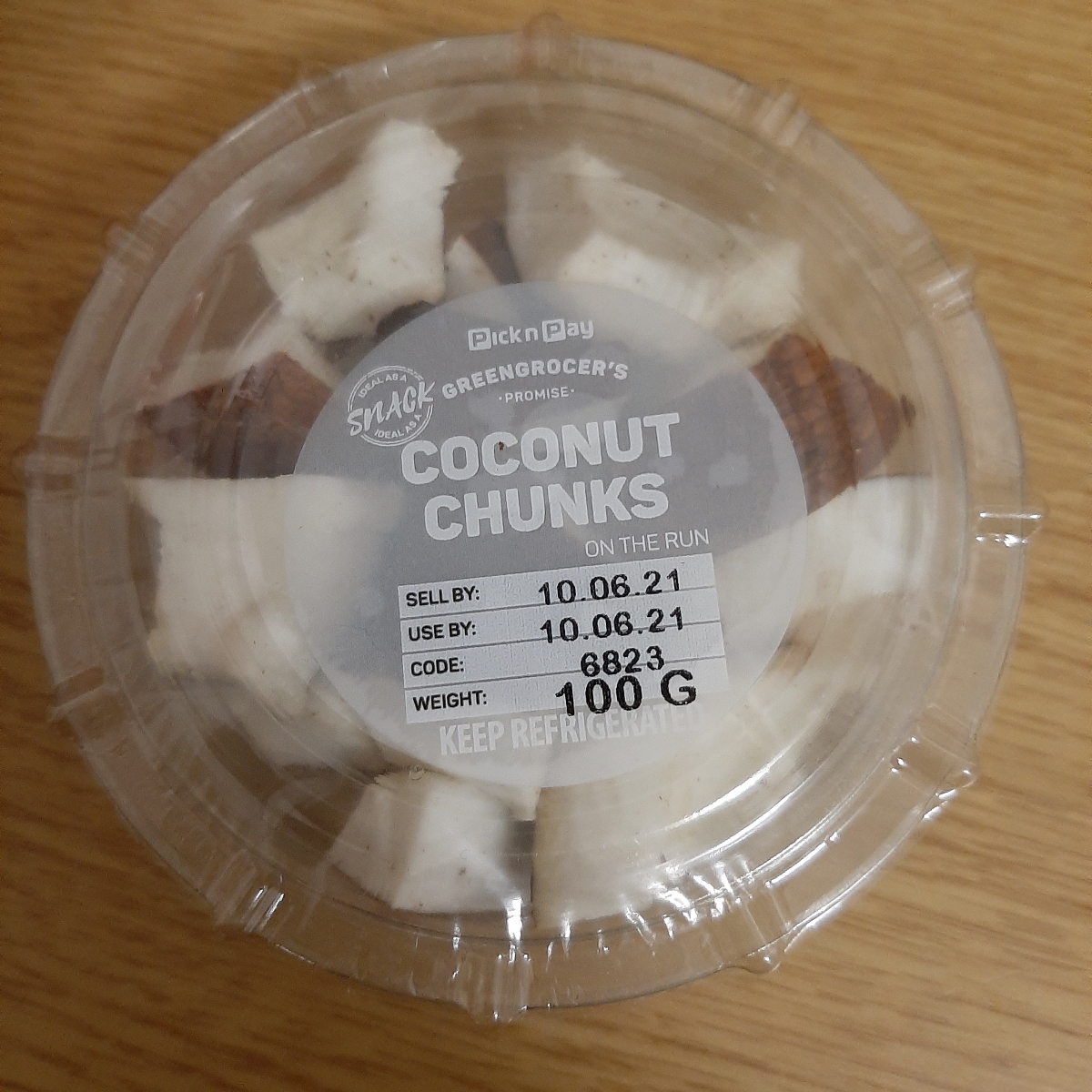 Coconut chunks from Pick n Pay - Vegan Product Reviews & Ratings | abillion