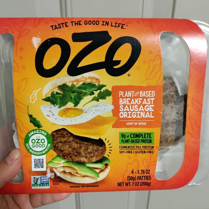 Ozo Plant Based Breakfast Sausage Original Review | abillion