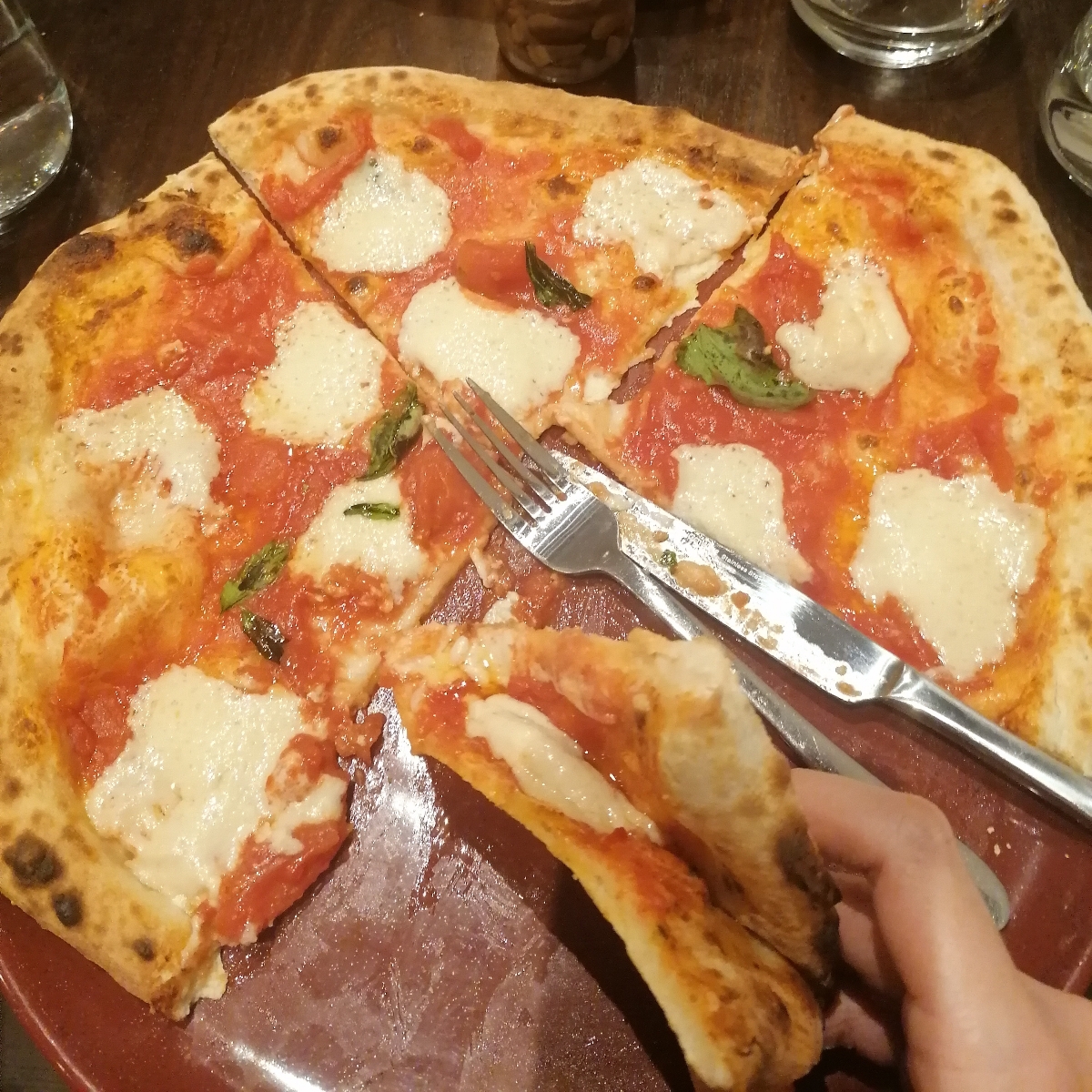 Vegan Margherita at Pomo Pizzeria, Edinburgh - Vegan Dish Reviews ...