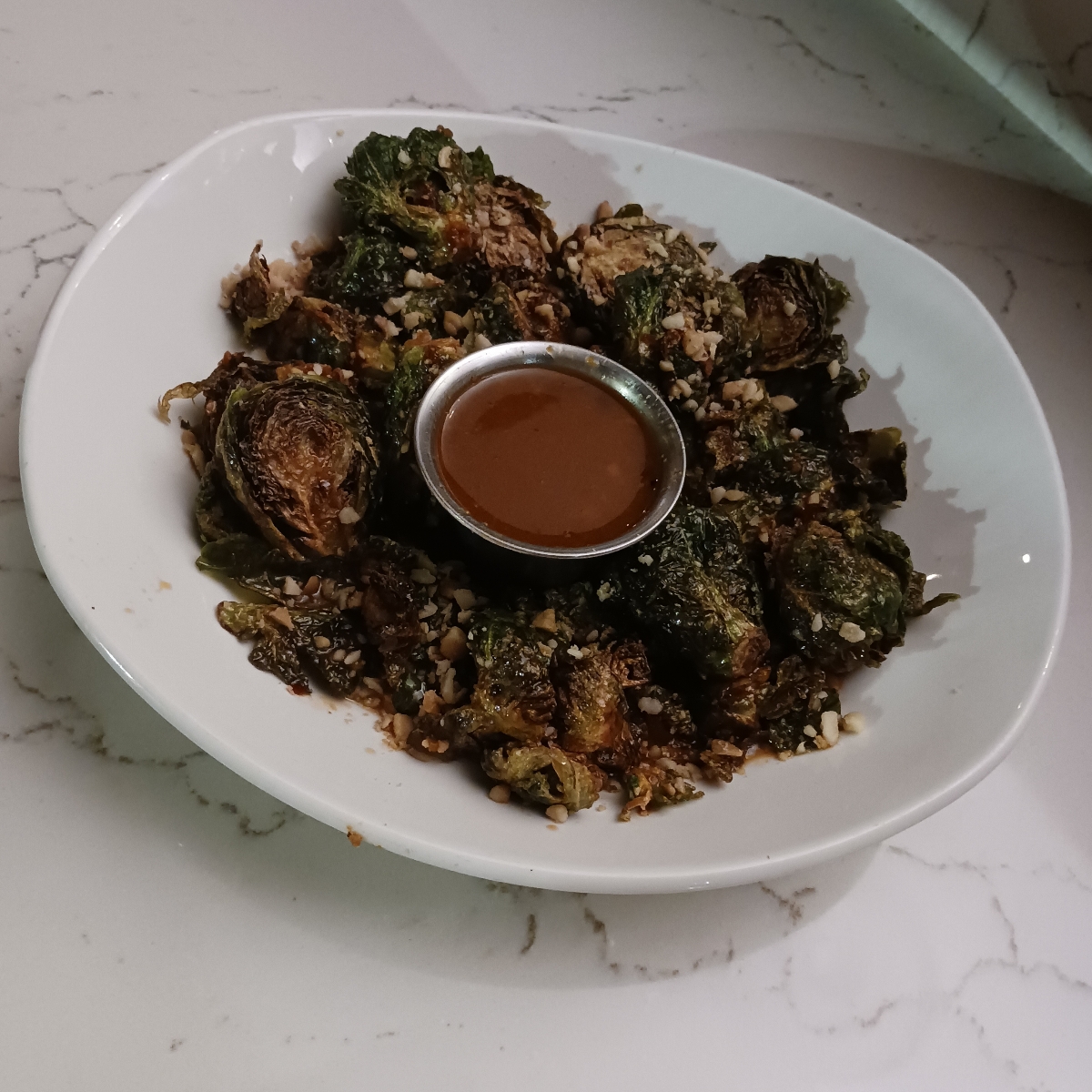 Kung Pao Brussel Sprouts at Bonefish Grill, Miami - Vegan Dish Reviews ...