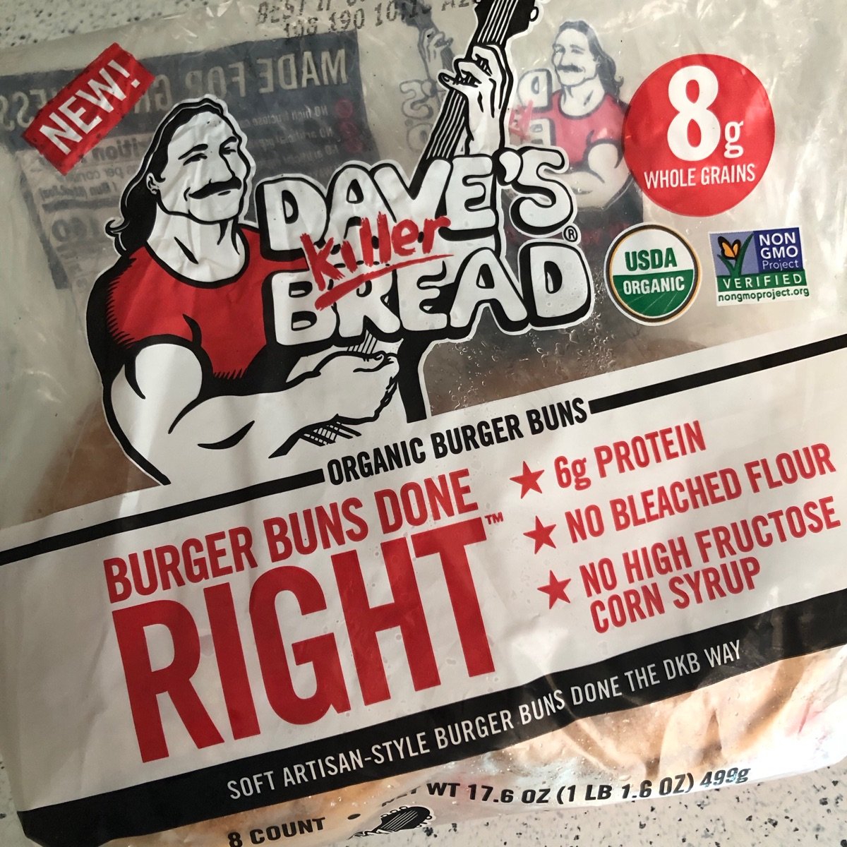 Organic Burger Buns from Dave's Killer Bread - Vegan Product Reviews ...