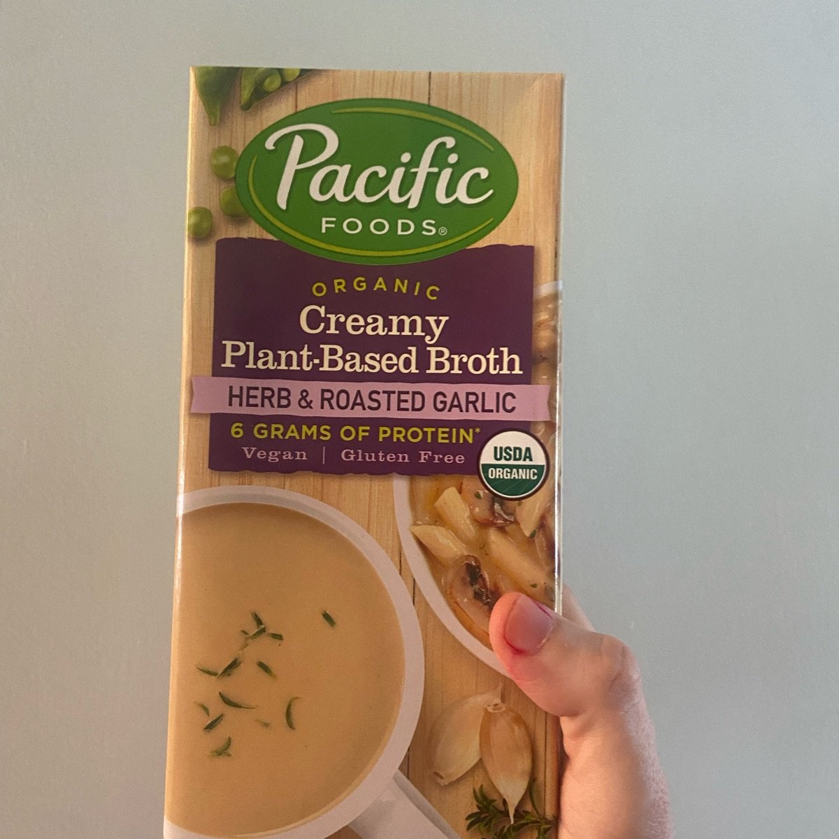 Herb & Roasted Garlic Creamy Plant-Based Broth from Pacific Foods ...
