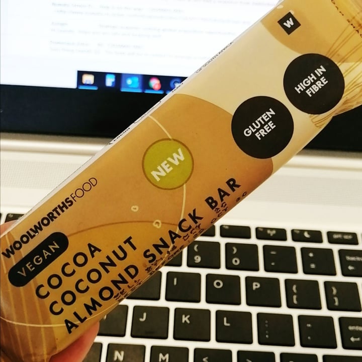 Woolworths Food Cocoa Coconut Almond Snack Bar Review | abillion