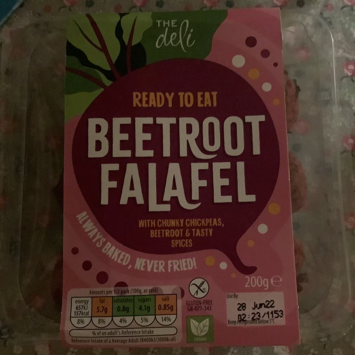 Beetroot Falafel from The Deli - Vegan Product Reviews & Ratings | abillion