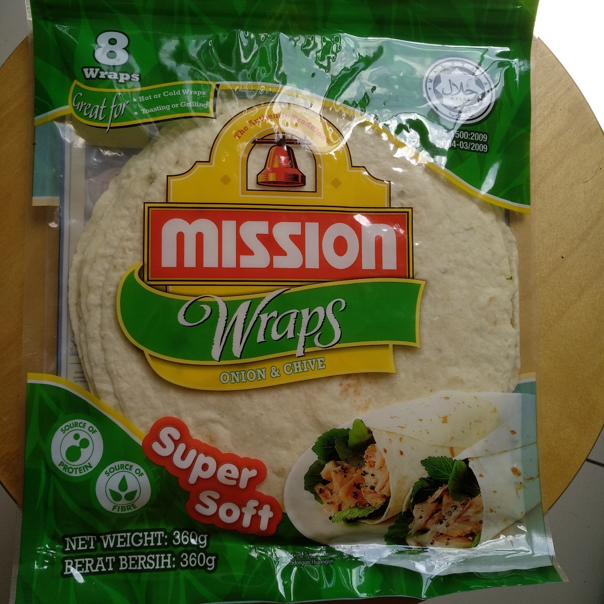 Mission Wraps- Onion & Chive from Mission Foods - Vegan Product Reviews ...