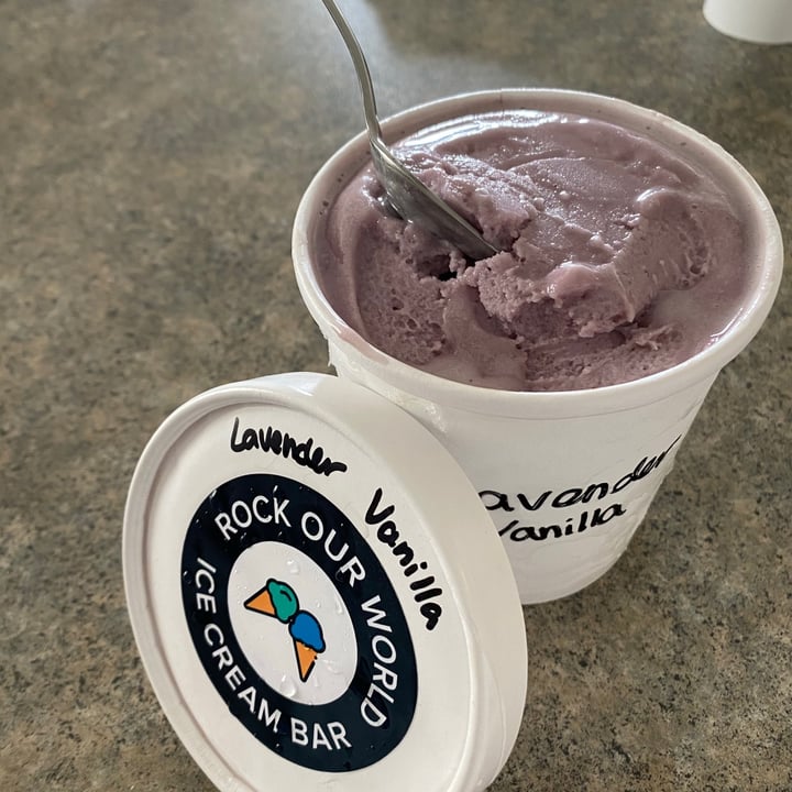 Rock Our World Ice Cream Bar Lavender Vanilla Oat Milk Ice Cream Review ...