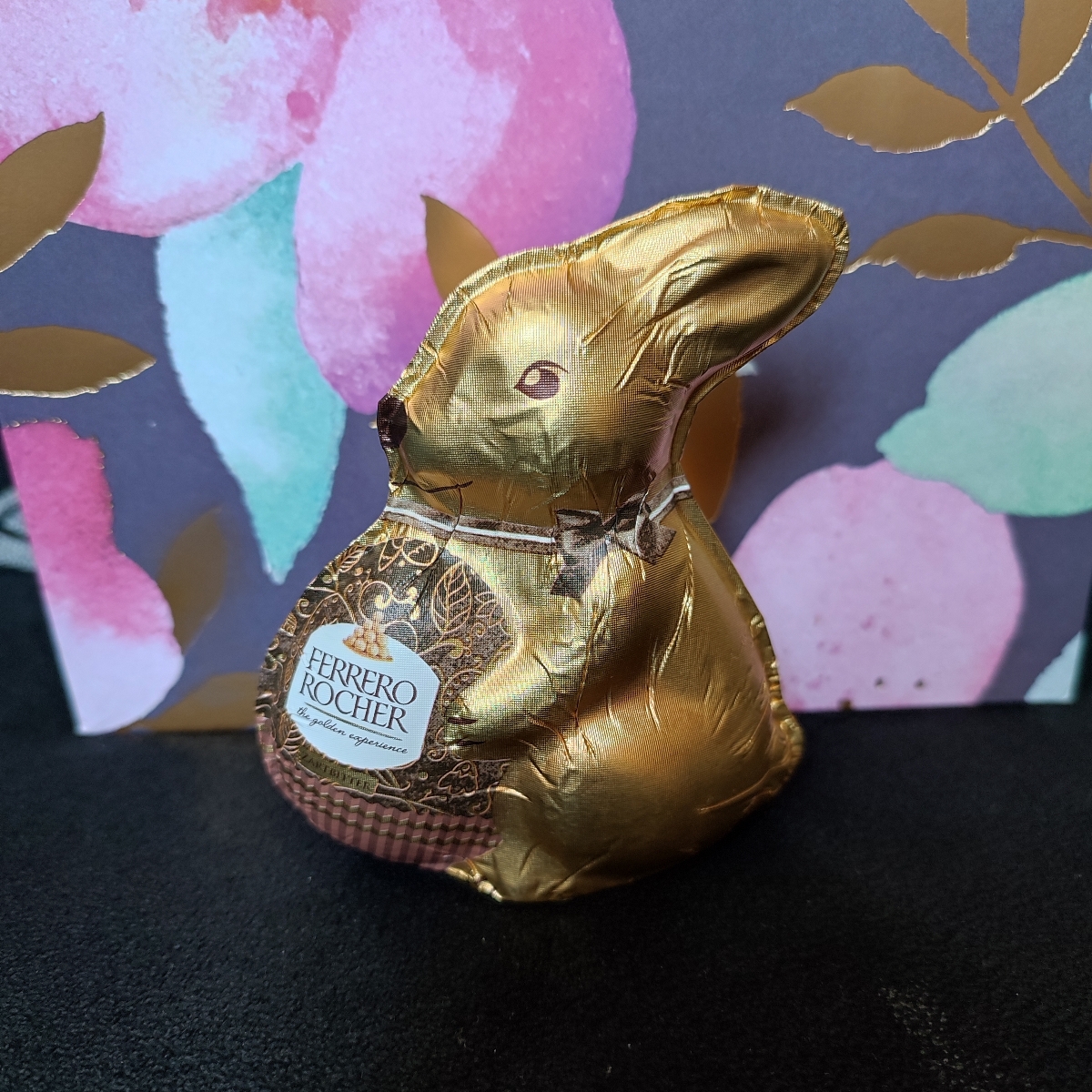 Dark hazelnut chocolate Easter bunny from Ferrero Rocher - Vegan ...