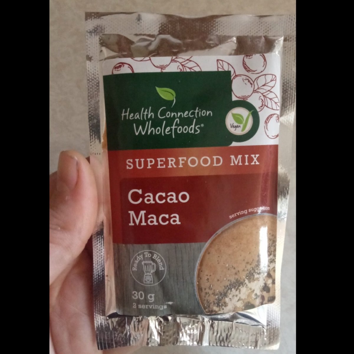 Superfood Mix Cacao Maca from Health Connection Wholefoods - Vegan ...