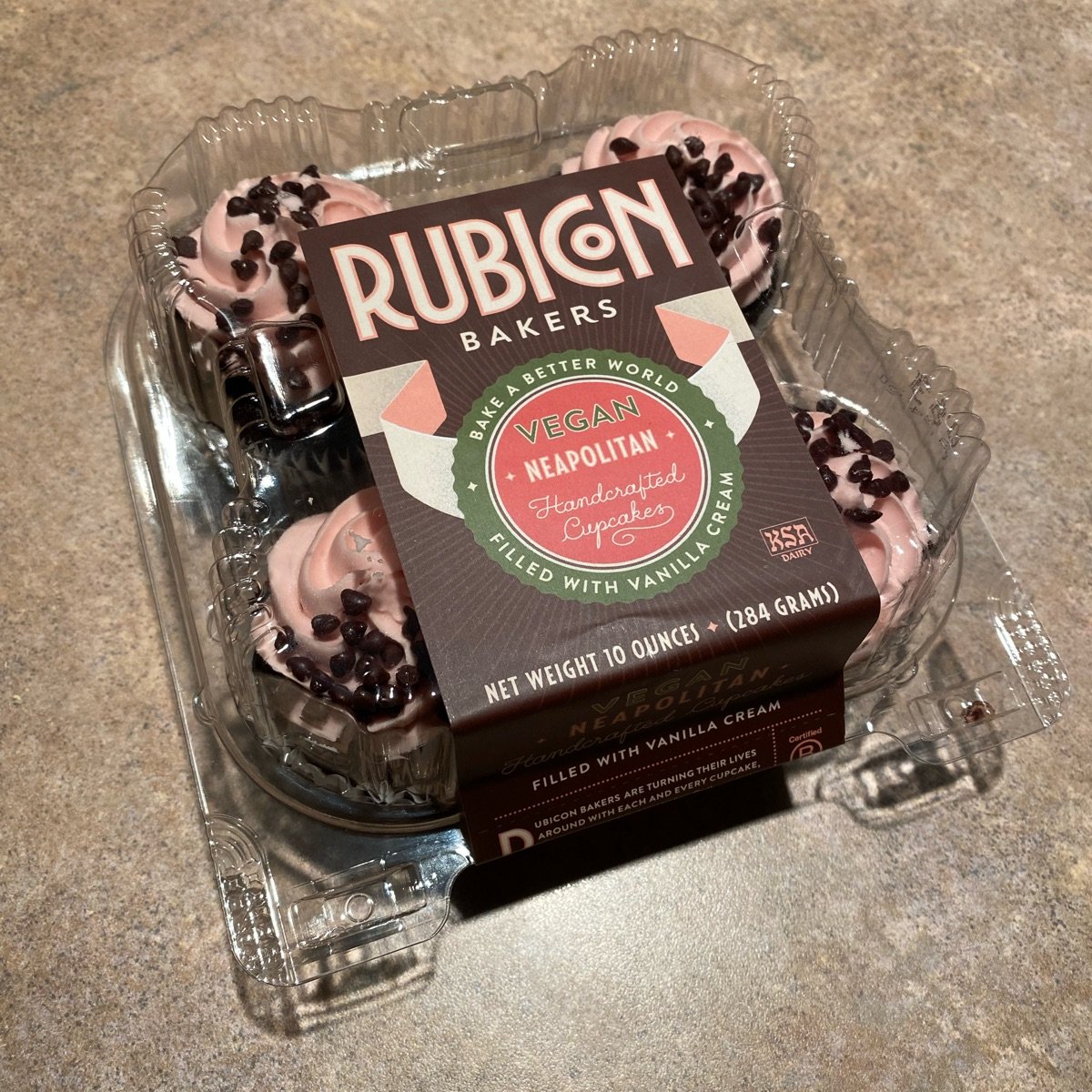 Neapolitan Cupcakes from Rubicon Bakers - Vegan Product Reviews ...