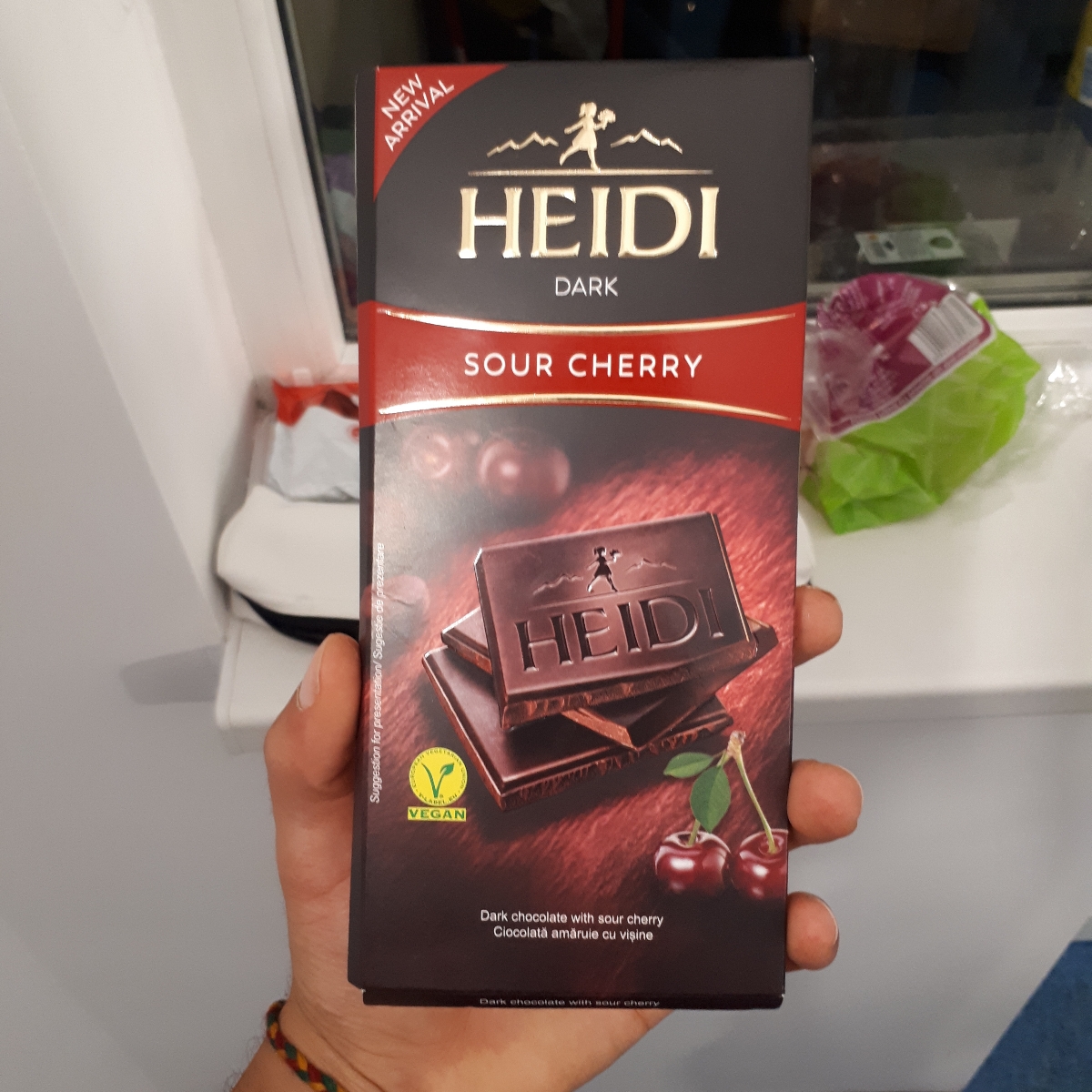 Sour Cherry Dark Chocolate from Heidi - Vegan Product Reviews & Ratings ...