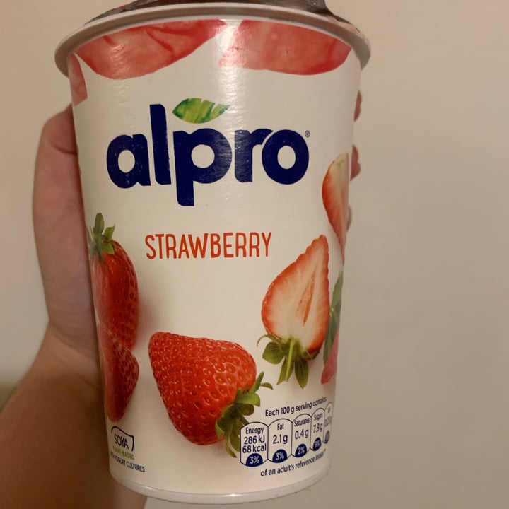 Alpro Strawberry Yogurt Review | abillion