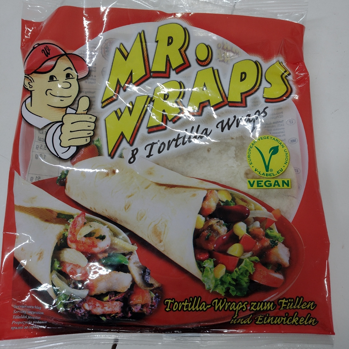 Tortilla wraps from Mr. Wraps - Vegan Product Reviews & Ratings | abillion