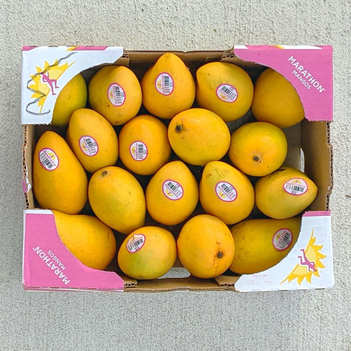 Ataulfo Mango Box 18 ct (Small Yellow) from Marathon Mangos - Vegan ...