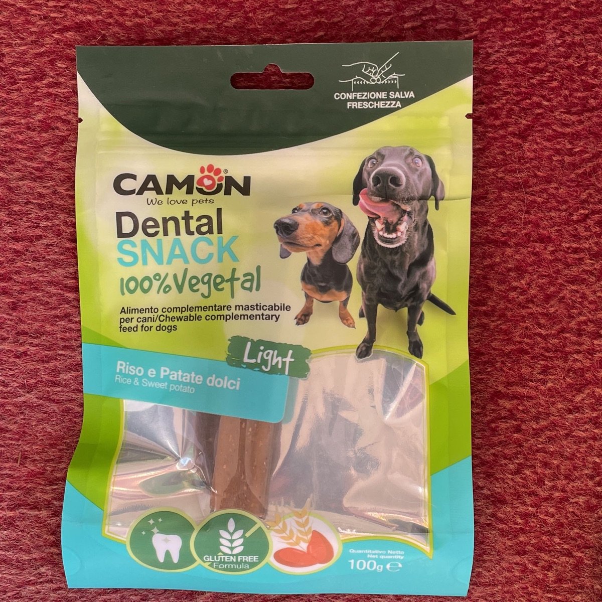 Dental Snack 100%vegetale Riso E Patate at camon - Review by @cora22 ...