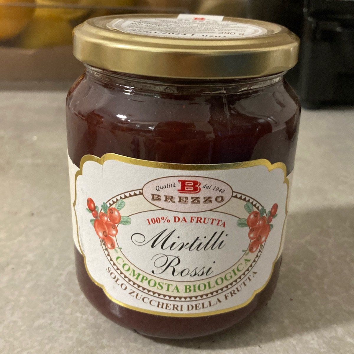 Composta mirtilli rossi bio from Brezzo - Vegan Product Reviews ...