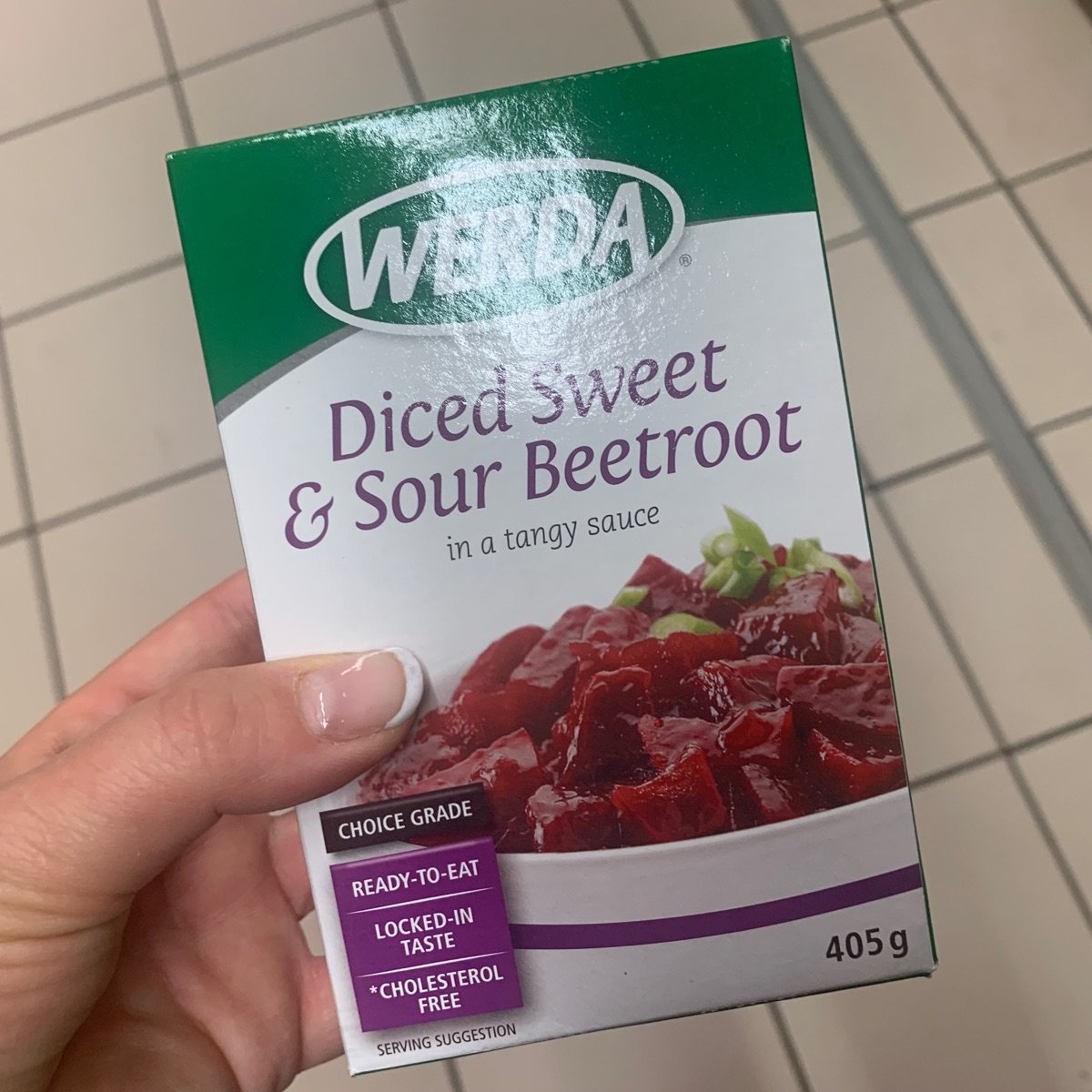 Diced sweet and sour beetroot from Werda - Vegan Product Reviews ...